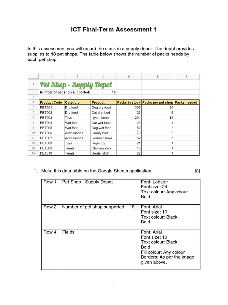 Year8 ICT Assessment1 YE22 | PDF