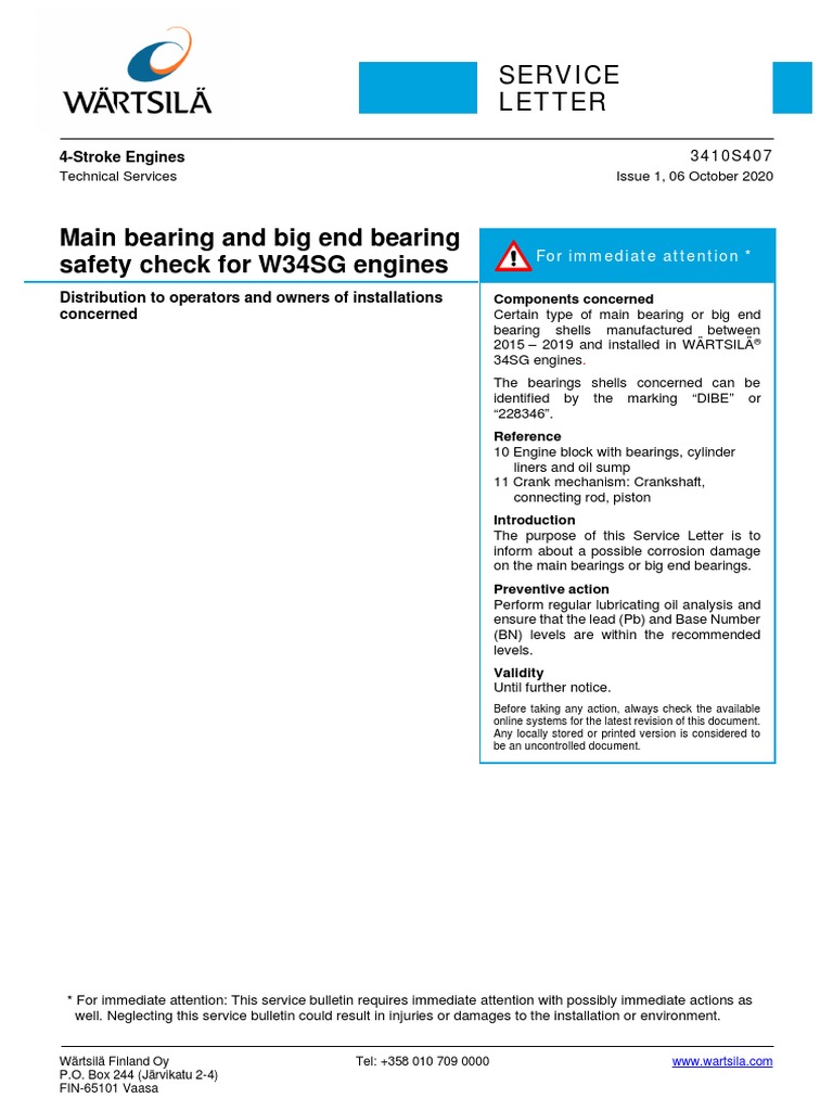 3410S407 01gb-Bearing | PDF | Bearing (Mechanical) | Lead