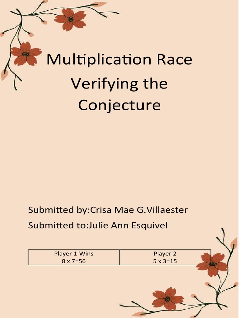 Verifying The Conjecture PDF