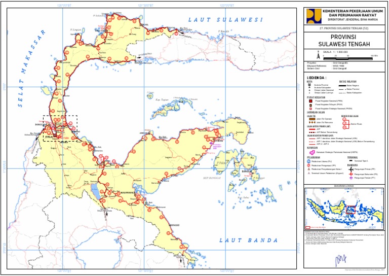 Sulawesi Tengah - Peta Provinsi | PDF