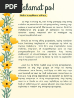 Liham NG Pasasalamat | PDF