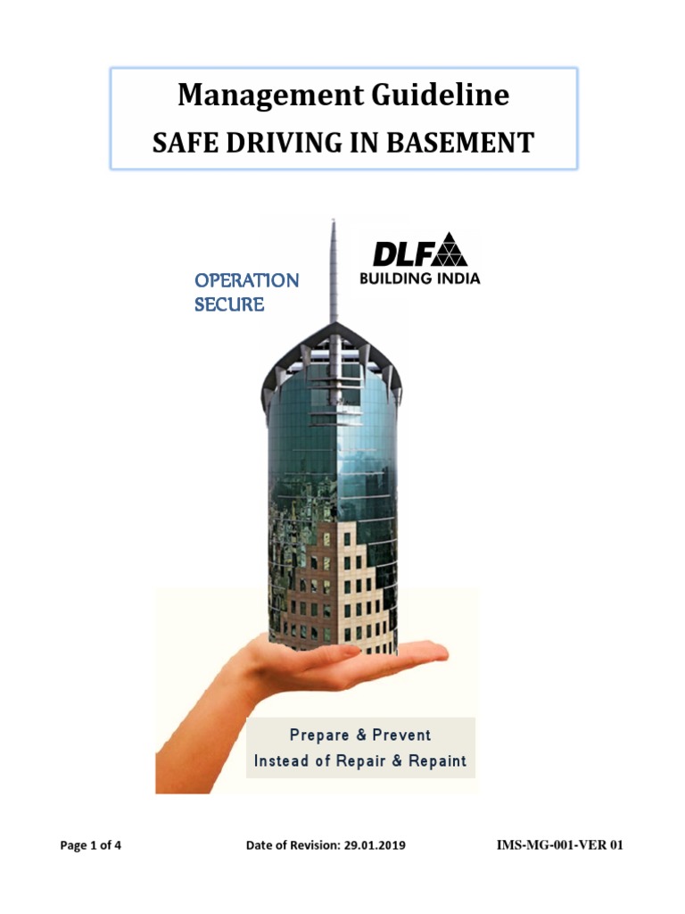 Basement Driving Safety Guide | PDF | Headlamp | Transport