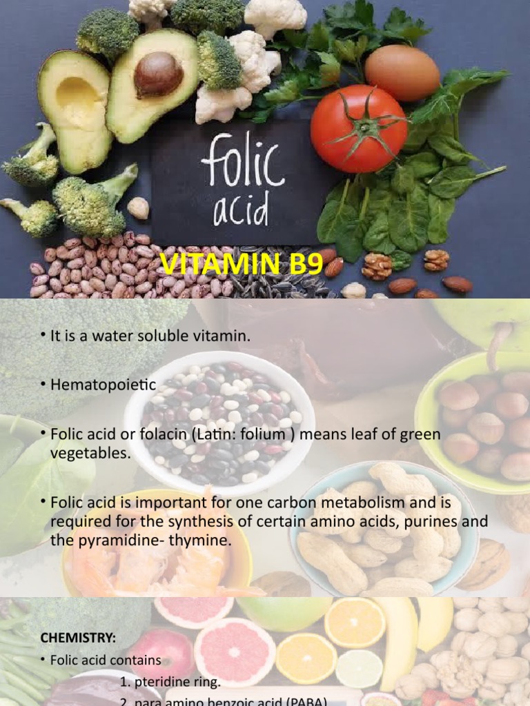 Bio Class Vitamin b9 | PDF