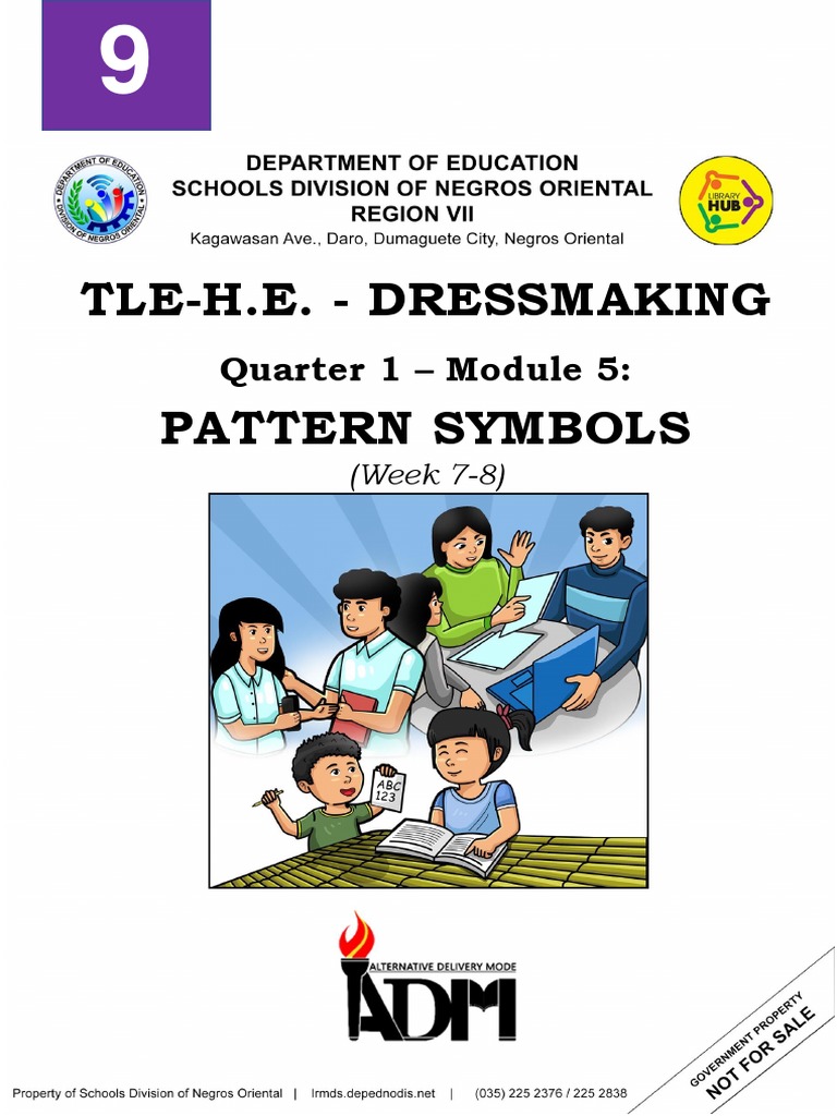 He Dressmaking Gr9 q1 Module-5 | PDF | Sewing | Seam (Sewing)