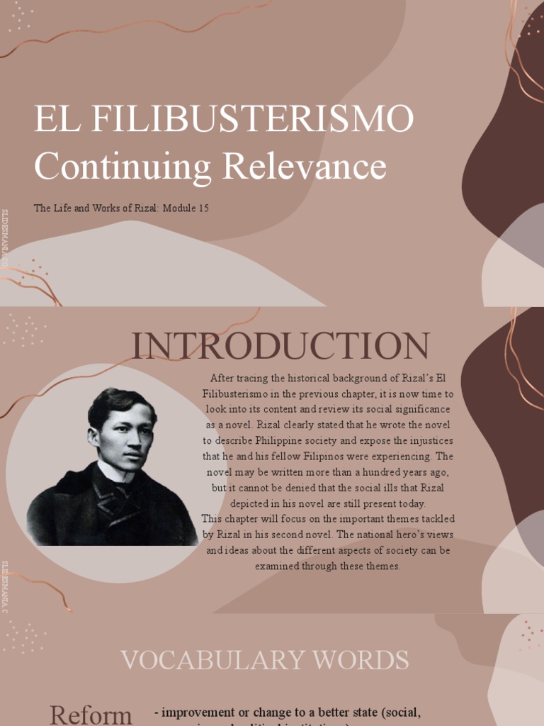 El Fili Continuing Relevance | PDF | Philippines
