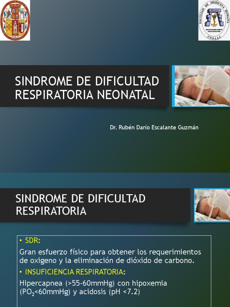 6 y 7 . - Sindrome de Dificultad Respiratoria Neonatal | PDF | Pulmón | Neumología