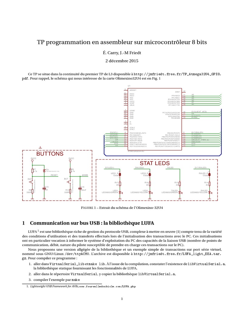 TP programmation en assembleur sur microcontrôleur 8 bits | PDF