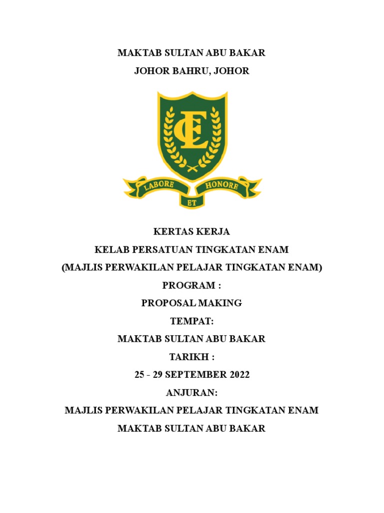 Proposal Making | PDF