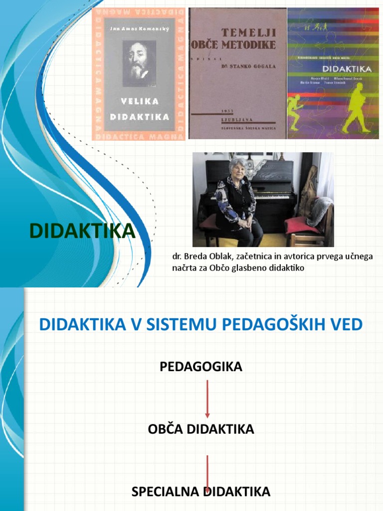 Didaktika V Sistemu Pedagoških Ved 2021-22 | PDF