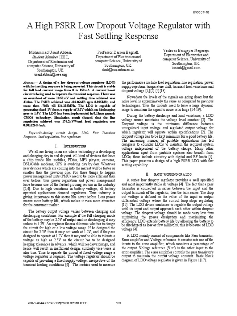 BGR Design Techniques | PDF