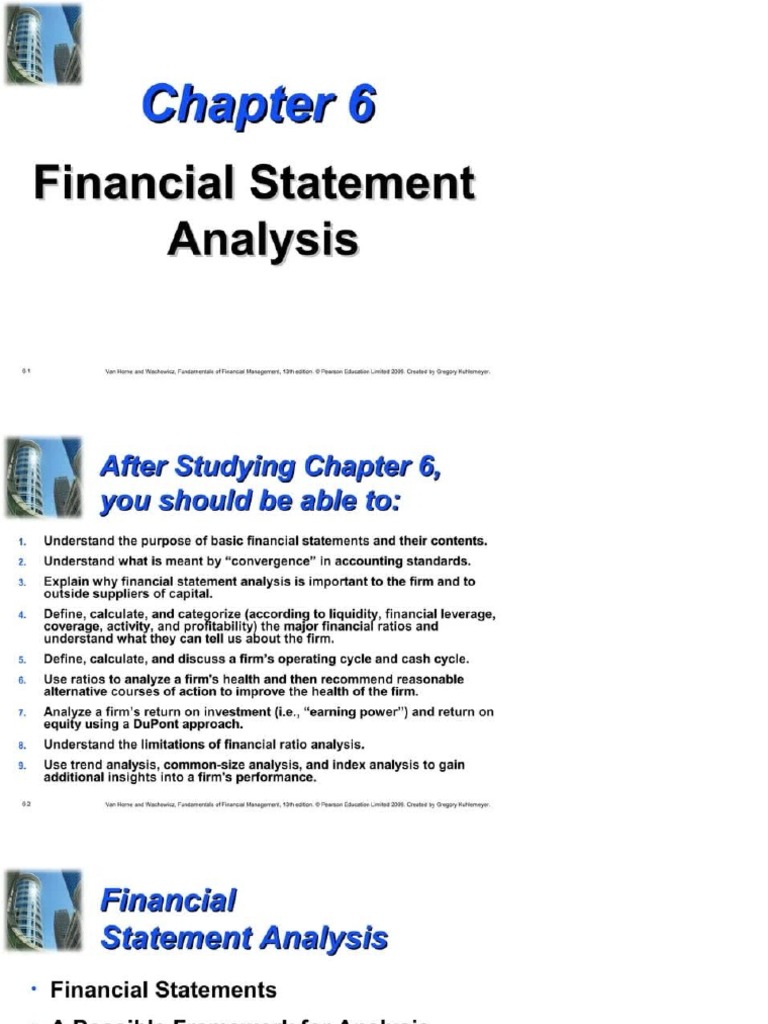 Ch6 Financial Statement Analysis | PDF