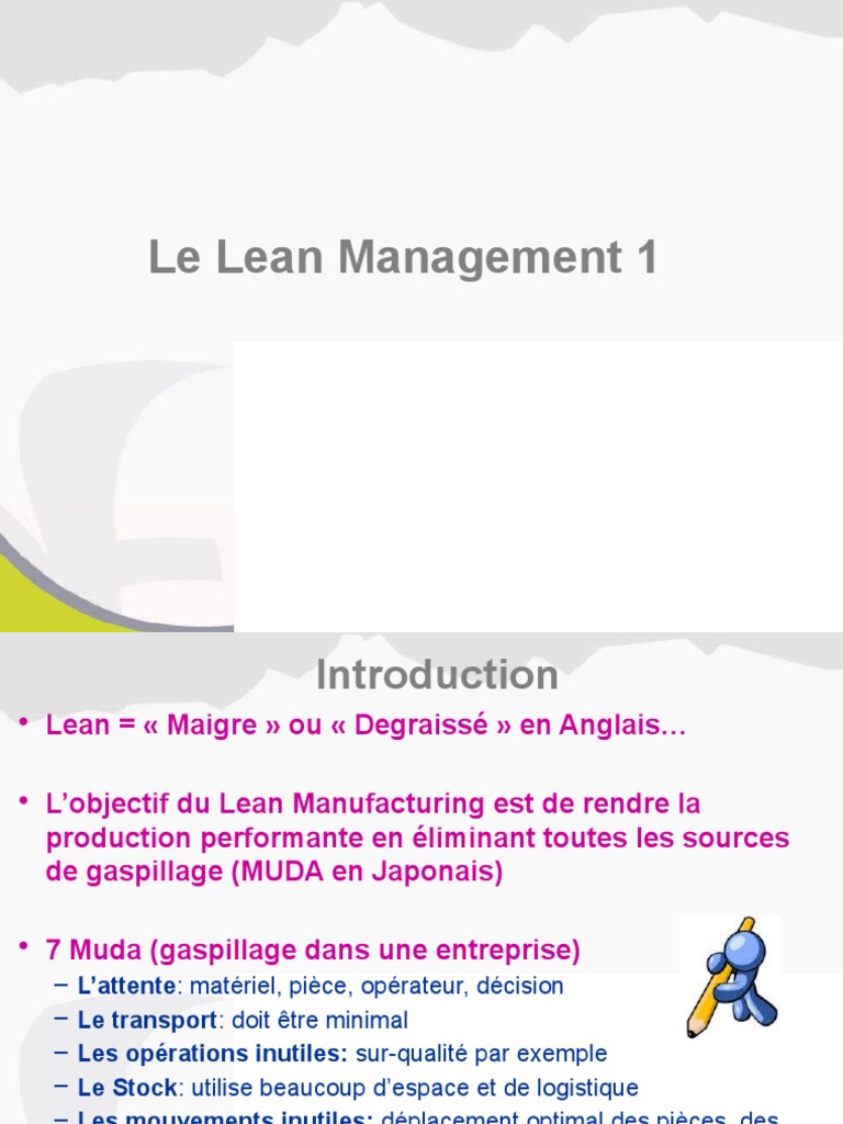 Les 7 Mudas du Lean Management | PDF | Lean (production) | Business