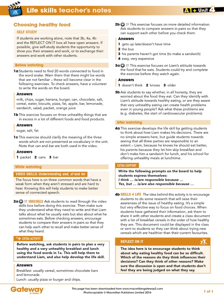 Healthy Eating for Students | PDF | Lunch | Cognition