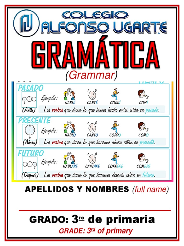 3° PRIMARIA-GRAMÁTICA | PDF