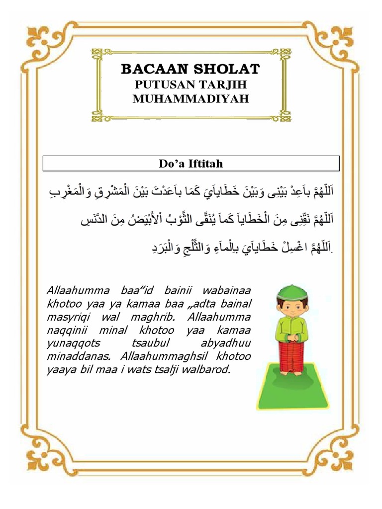 Bacaan Sholat | PDF | Abrahamic Religions | Semitic Words And Phrases