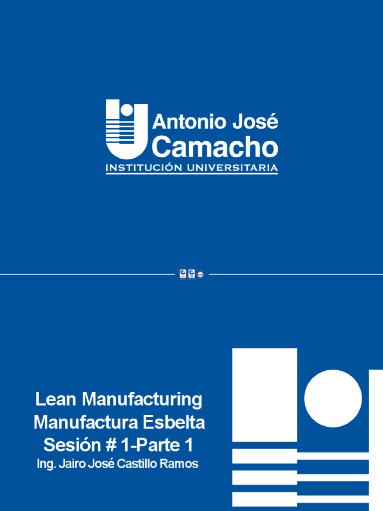 CURSO DE LEAN MANUFACTURING-SESION 1-PARTE 1 | PDF | Lean Manufacturing | Economias