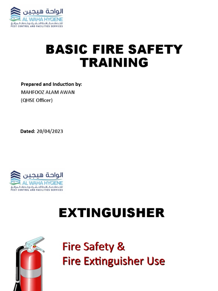 Basic Fire & Fire Extinguisher Training | Download Free PDF | Materials | Fires