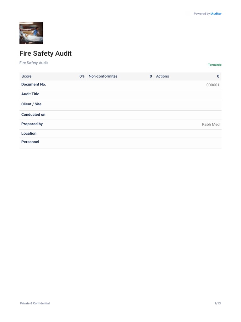 Fire Safety Audit | PDF | Stairs | Door
