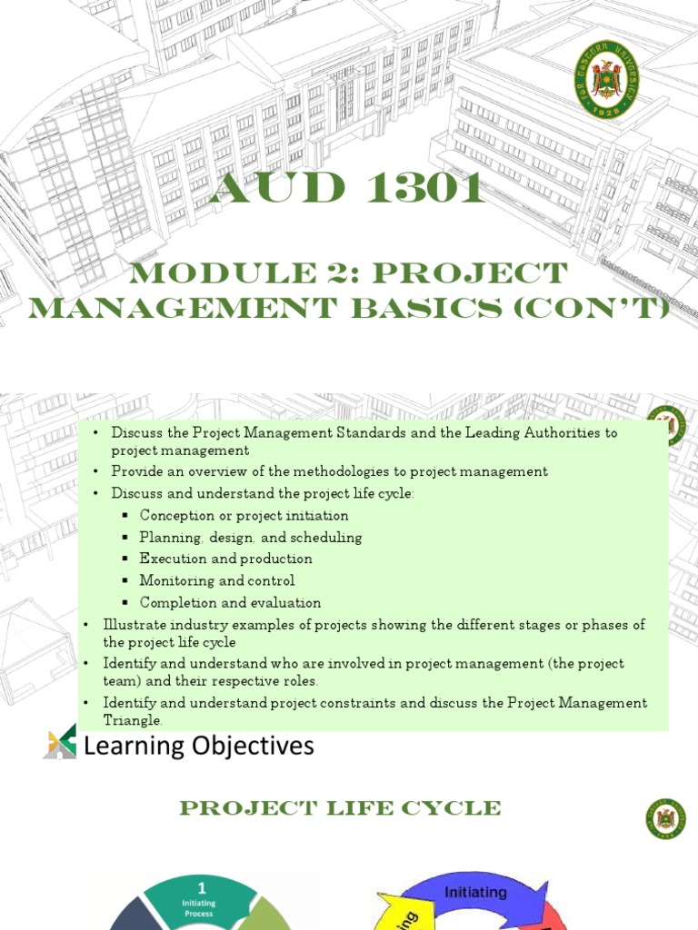 Module 2 - Project Management Basics (Con't) | Download Free PDF | Project Management | Leadership