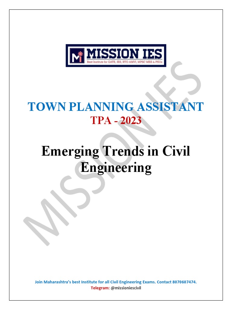 Syllabus - Emerging Trends in Civil Engineering - 17303257 - 2023 - 06 - 11 - 21 - 32 | PDF ...