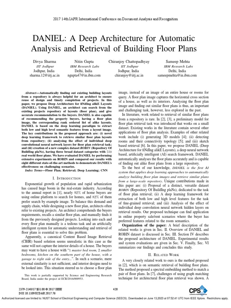 DANIEL A Deep Architecture For Automatic Analysis and Retrieval of ...