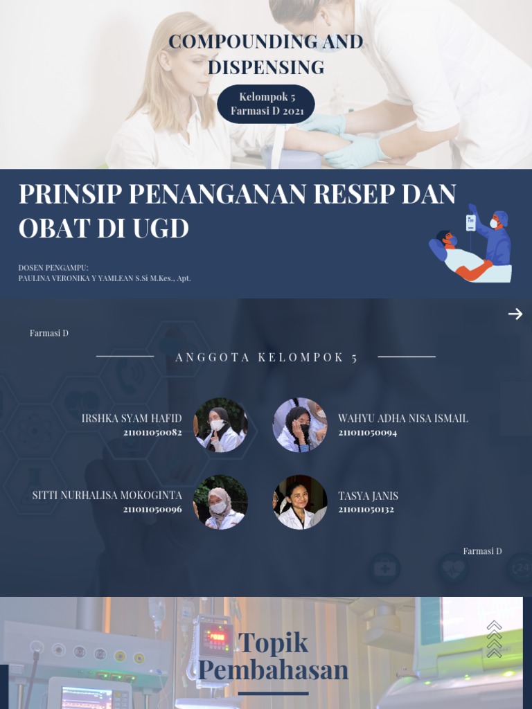 Prinsip Penanganan Resep Dan Obat Di UGD | PDF | Pengembangan Diri ...