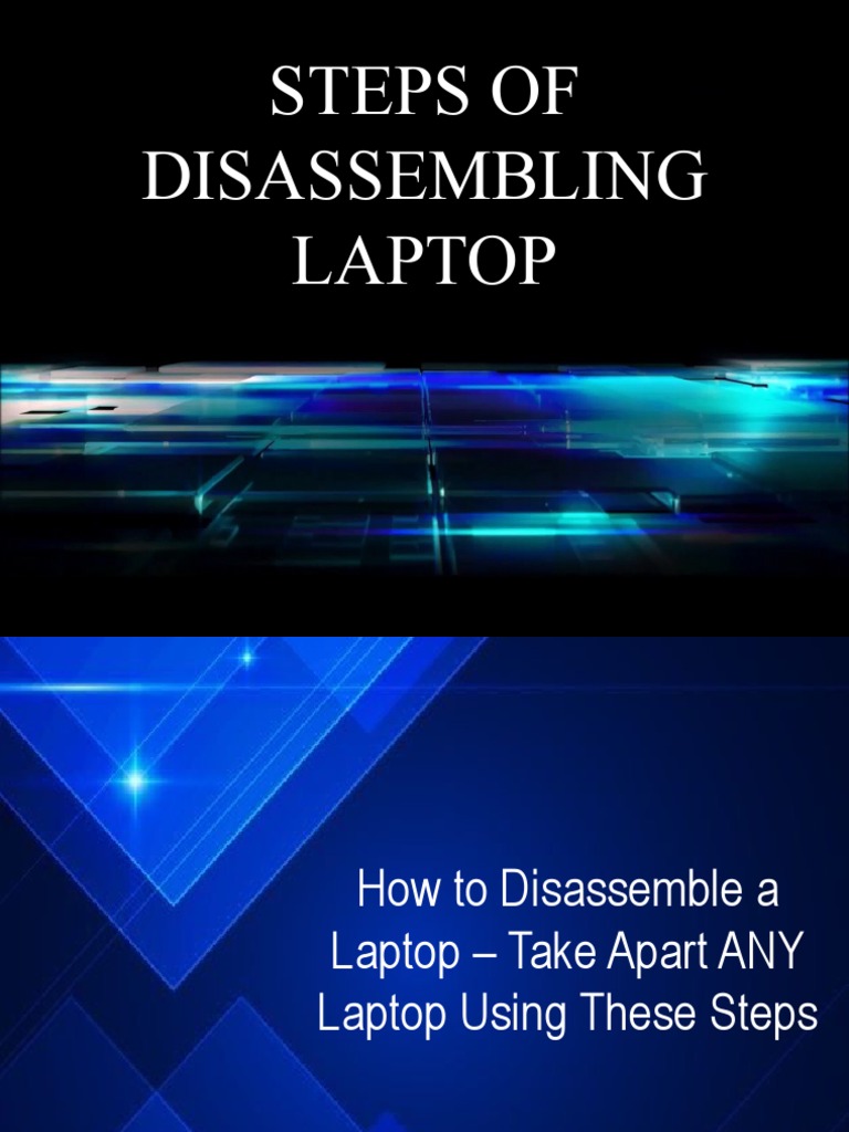 Disassembling Laptop | PDF Disassembling Laptop | PDF