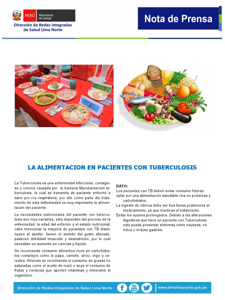 Alimentacion Paciente Con TB | PDF