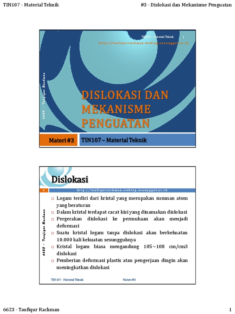 Tambahan Mekanisme Penguatan Material | PDF