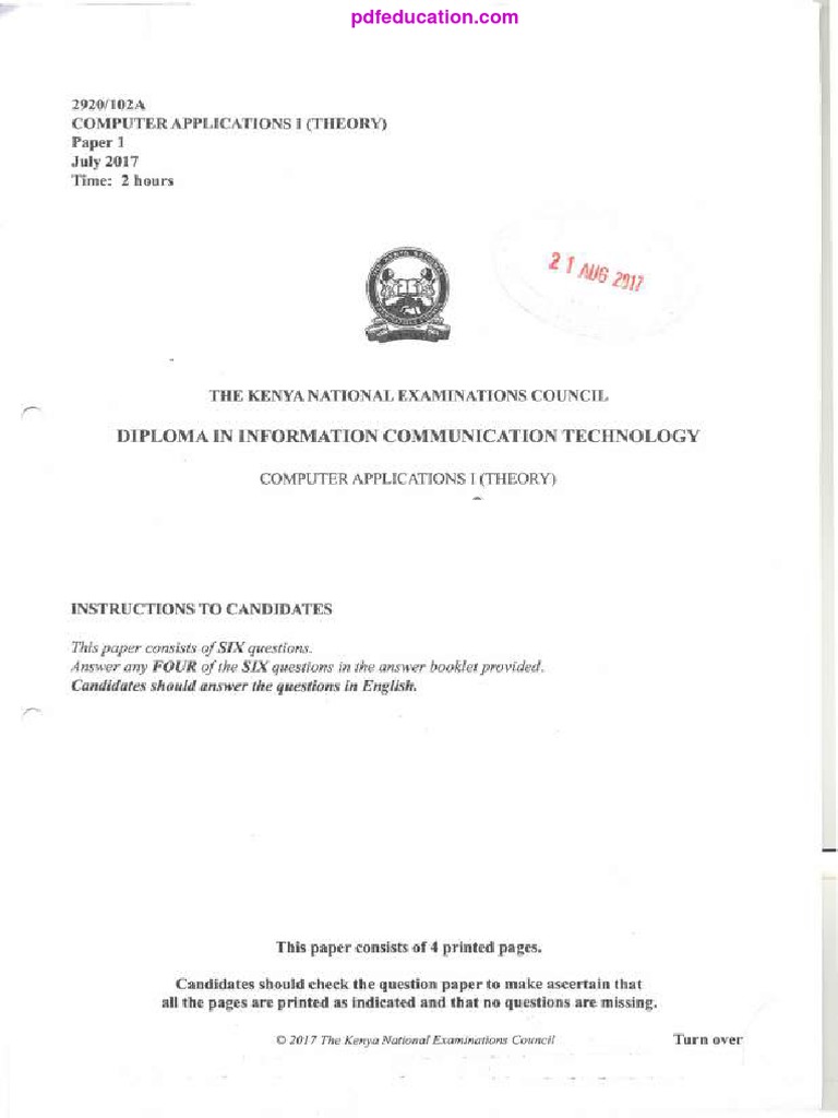 Computer Application 1 | PDF | Application Software | Databases