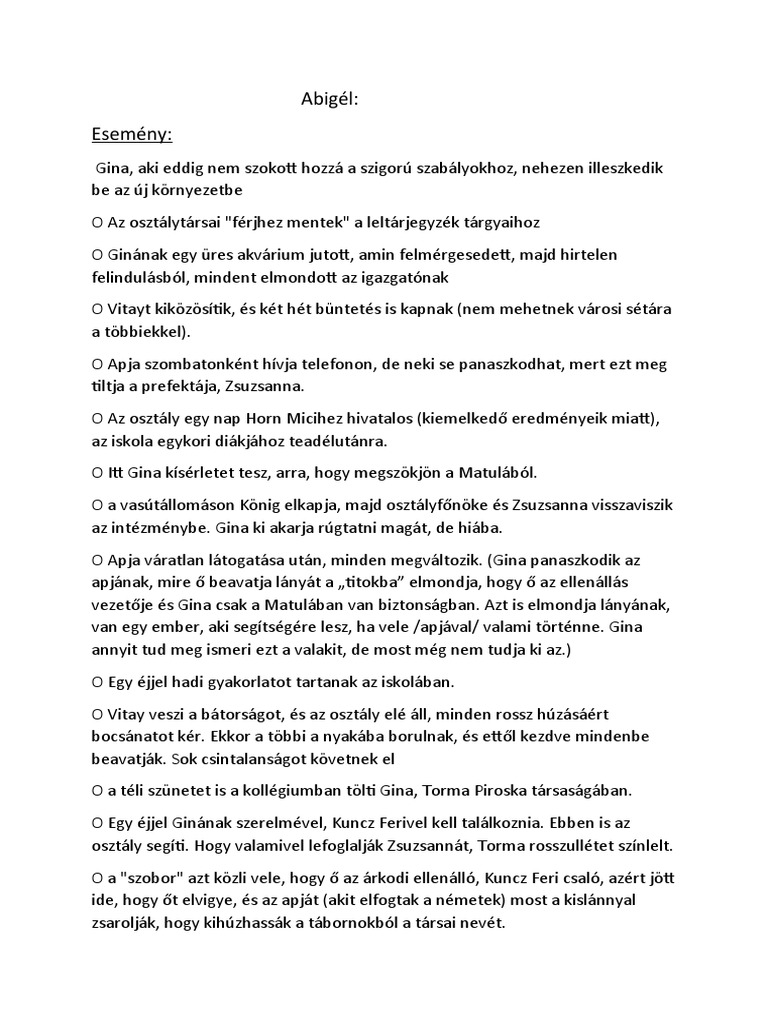 Abigél | PDF