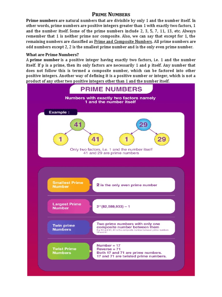 Prime Numbers | PDF Prime Numbers | PDF