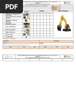 TLB Daily Checklist | PDF | Vehicles | Manufactured Goods