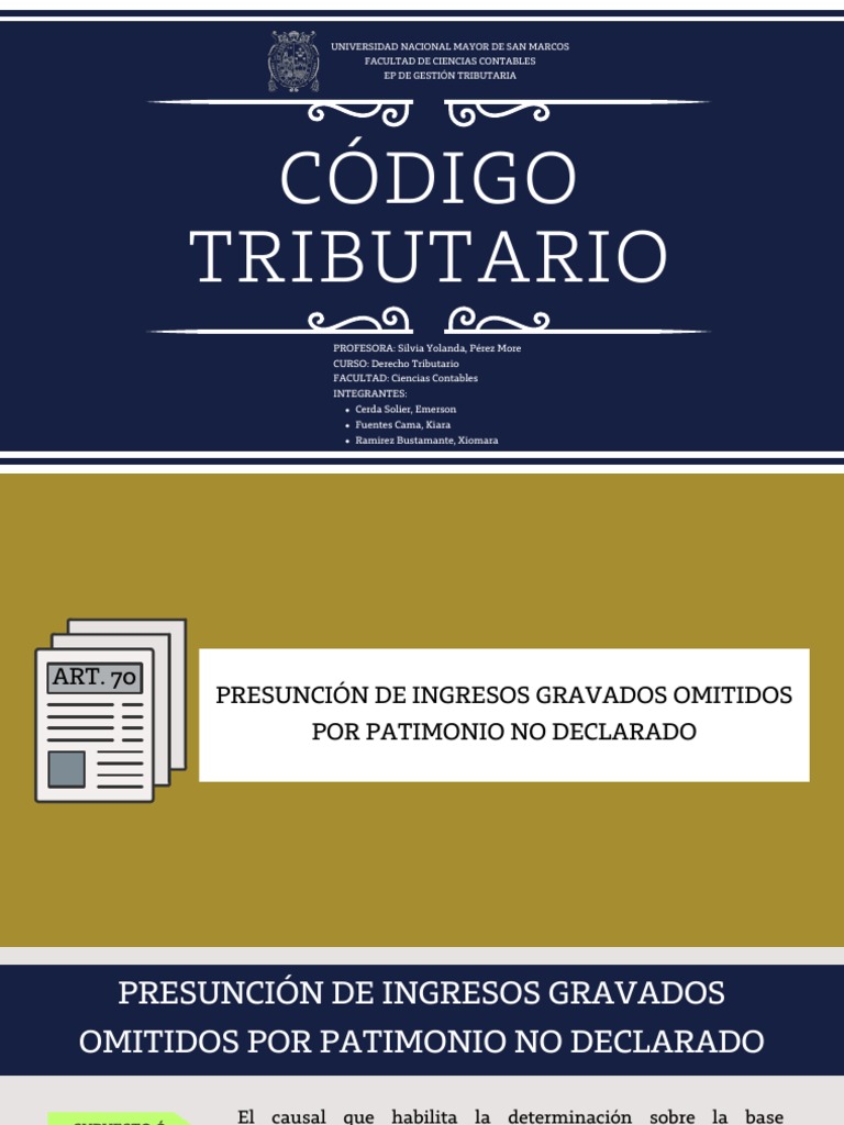 Código Tributario | PDF | Contabilidad | Impuestos