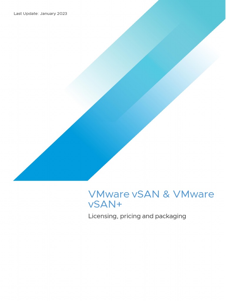 Vmware Vsan Licensing Guide | PDF | Cloud Computing | Desktop ... Vmware Vsan Licensing Guide | PDF | Cloud Computing | Desktop ...