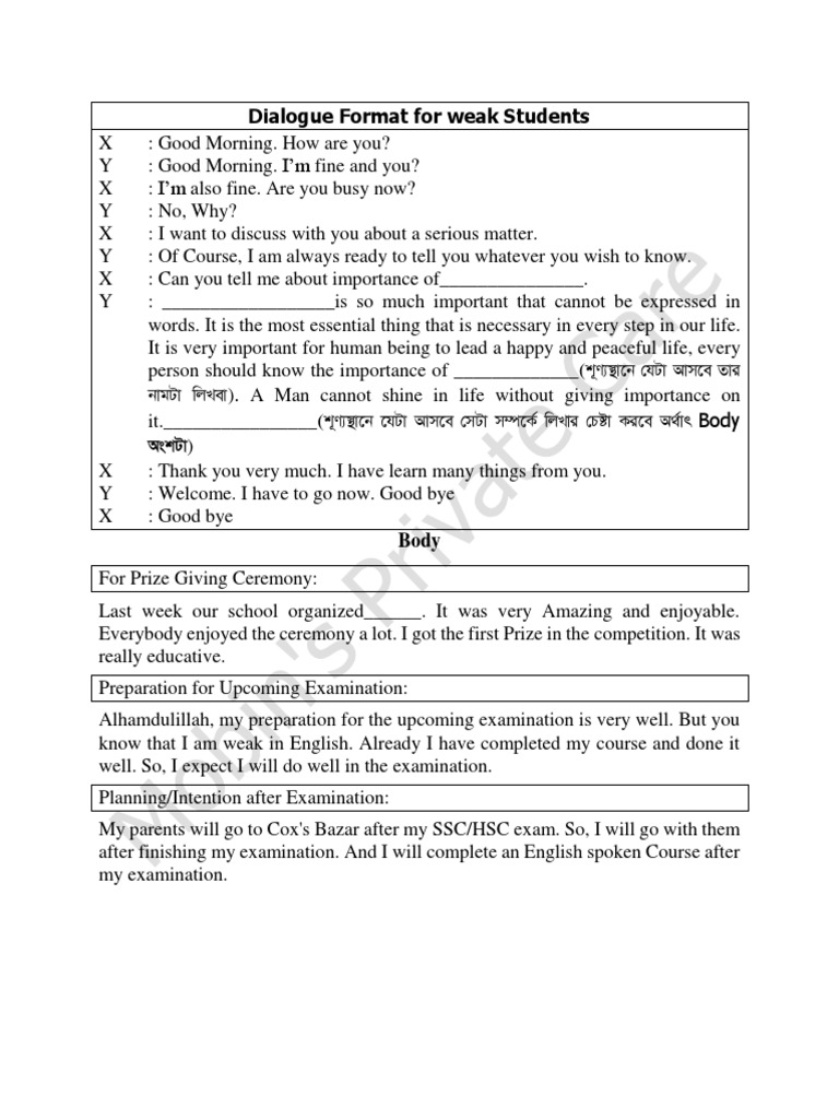 Dialogue | PDF