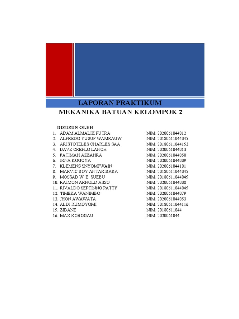 Laporan Praktikum Fix | PDF