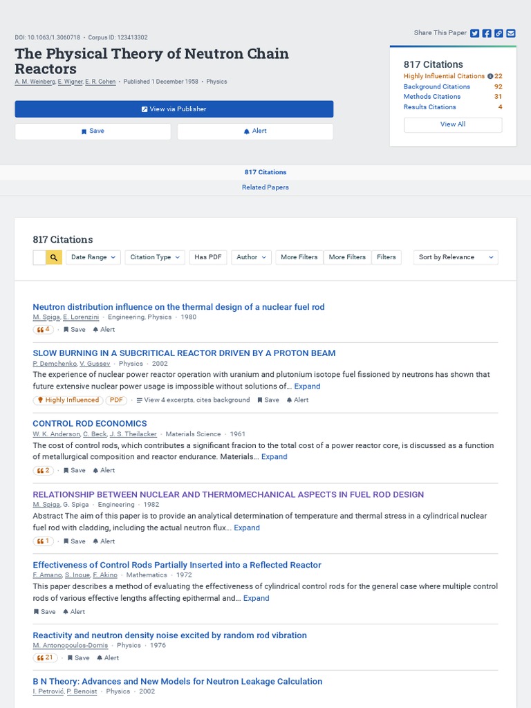Neutron Chain Reactors Theory | PDF | Nuclear Reactor | Nuclear Fuel