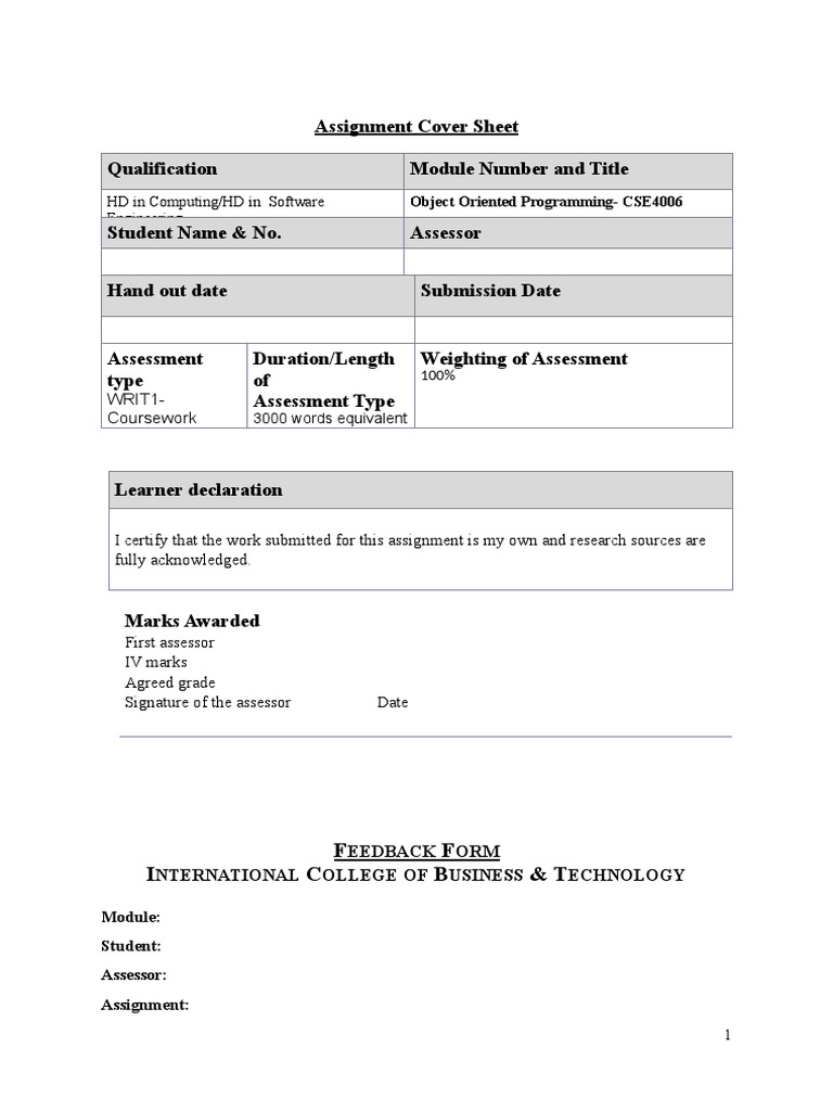 CSE4006 - Writ 1 | PDF | Use Case | Class (Computer Programming)