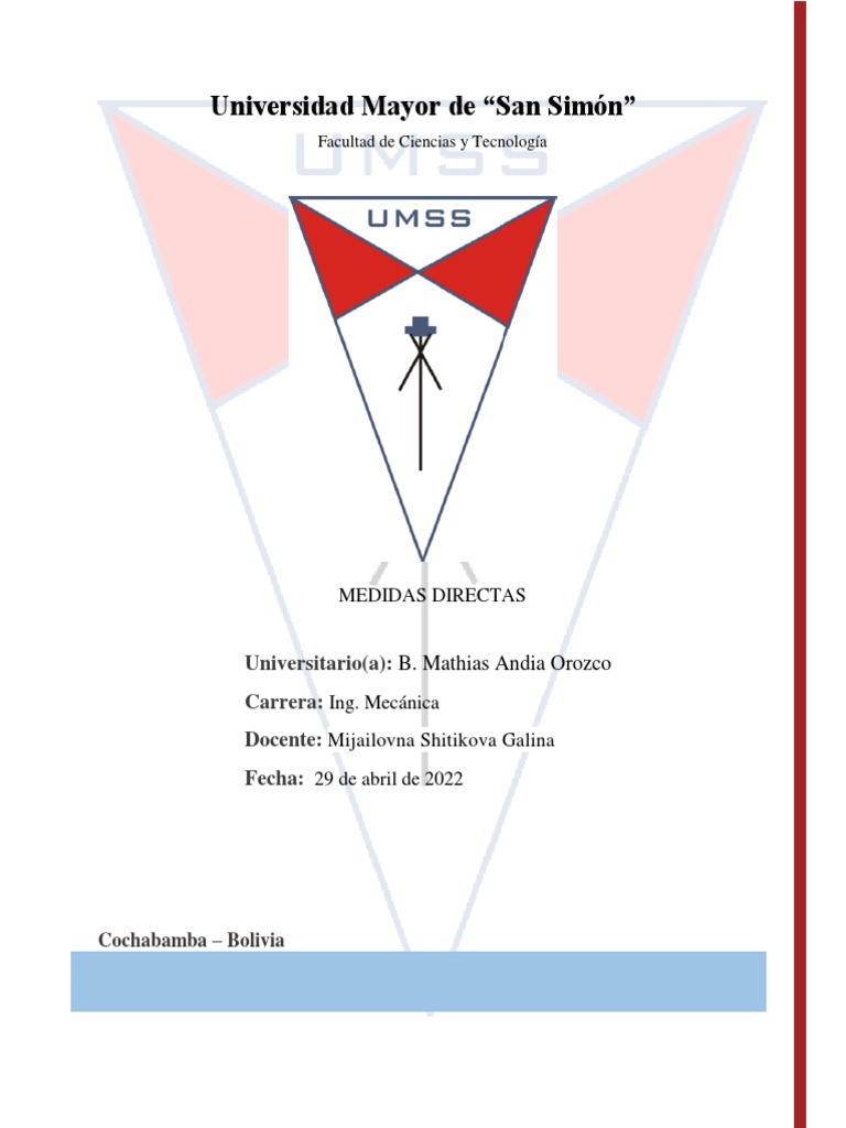 Mediciones Indirectas | PDF | Medición | Volumen