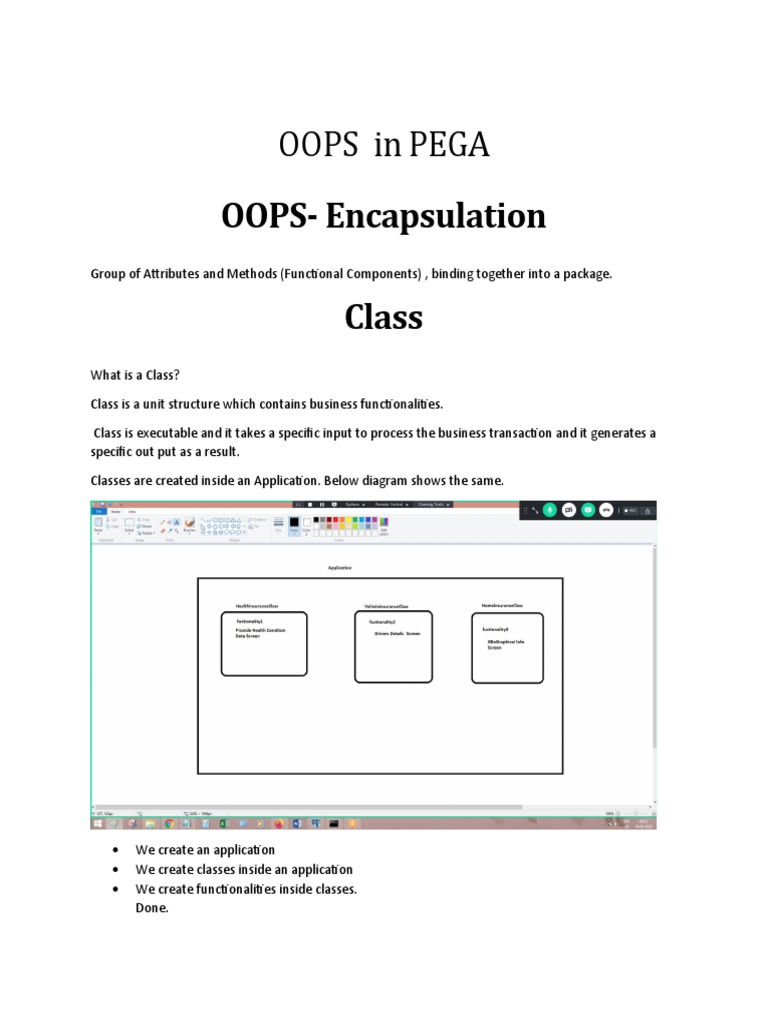 3.0-Oops Concepts, Class-1 | PDF | Class (Computer Programming) | Inheritance (Object Oriented ...