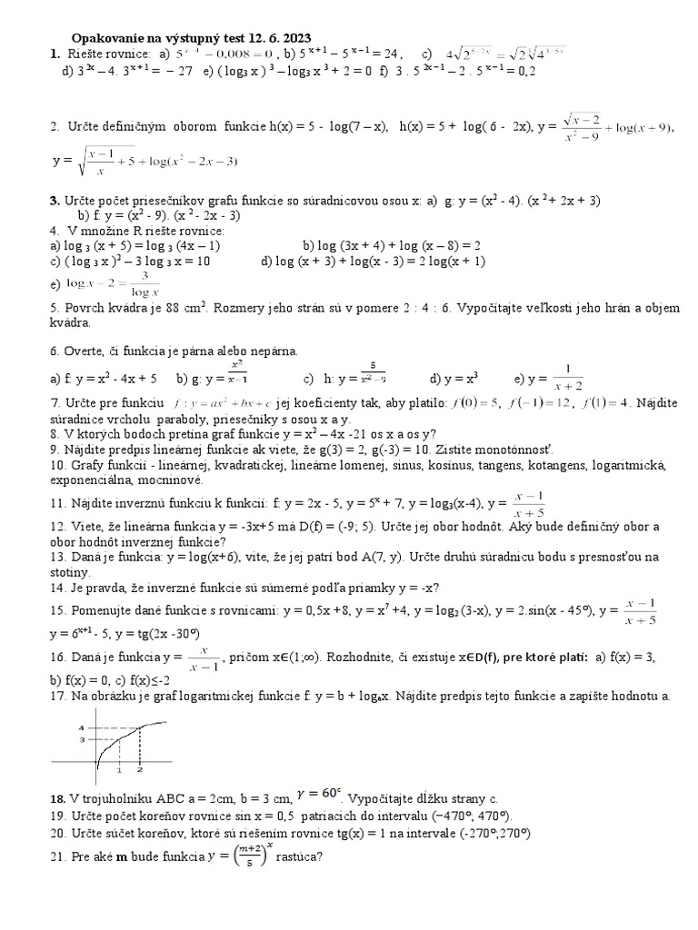 Opakovanie - 2 - Vystup | PDF