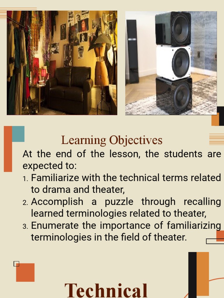 Technical-Theater-Vocabulary-Copy | PDF | Theatre | Performing Arts