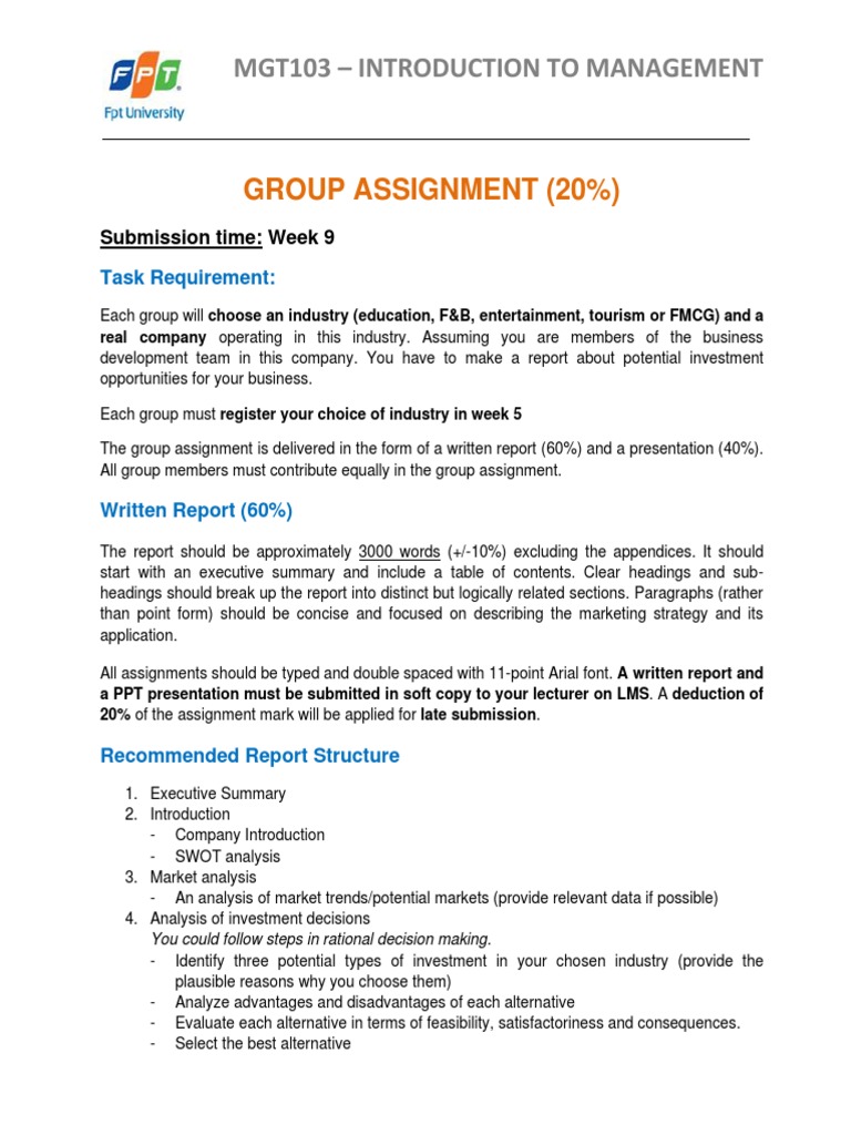 Investment Opportunities Report Guide | PDF | Plagiarism | Cognition