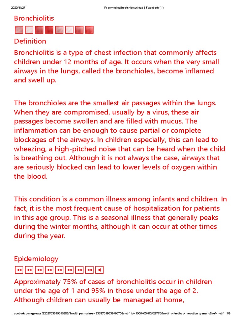 Bronchiolitis | PDF | Respiratory Tract | Lung