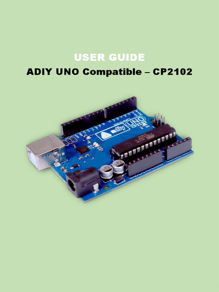 A89406 - ADIY UNO R3 Compatible CP2102 - UserGuide - Compressed | PDF ...