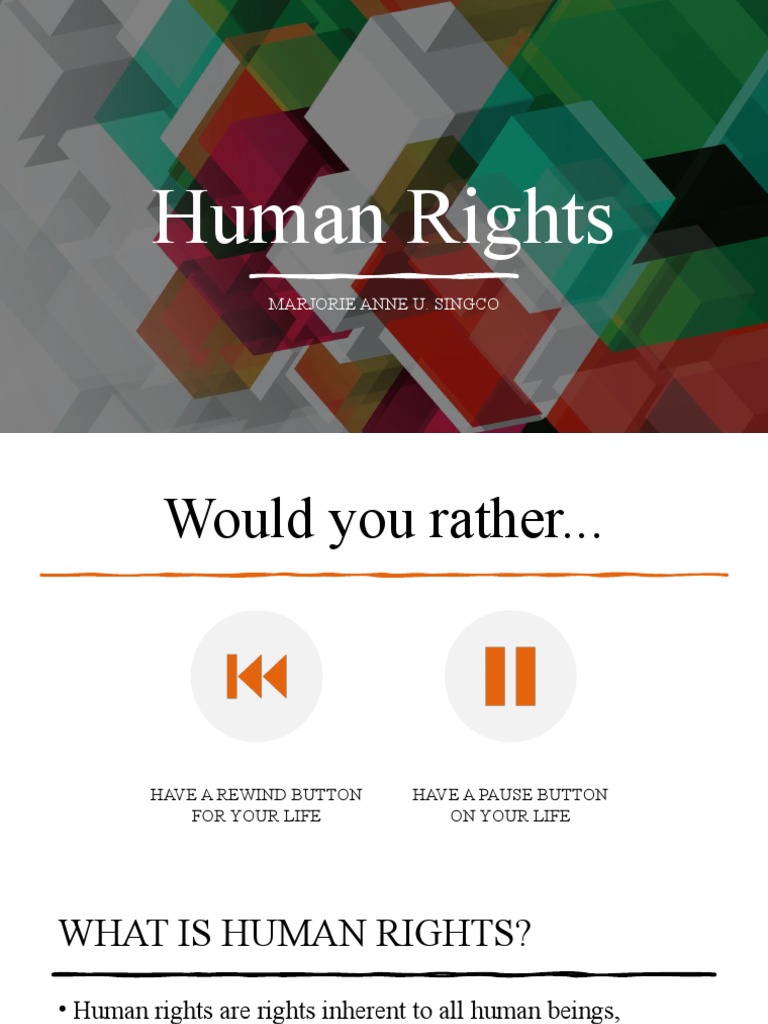 Human Rights PPT 1 | PDF | Social Equality | Rights