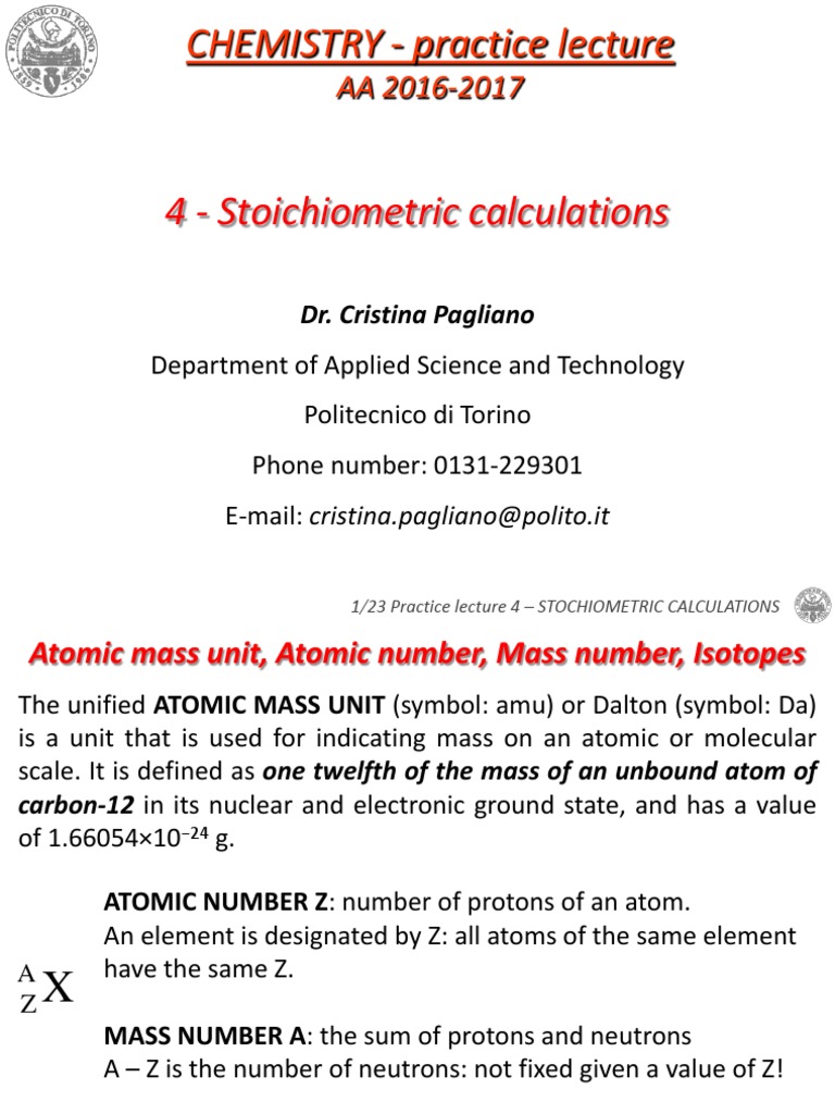 Prac-4 Stoichiometry | PDF | Stoichiometry | Mole (Unit)