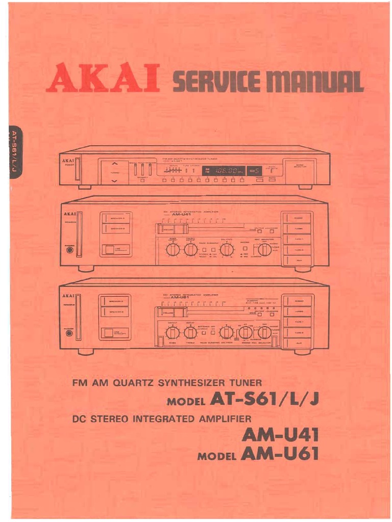 Akai AM U41 U61 Service Manual | PDF