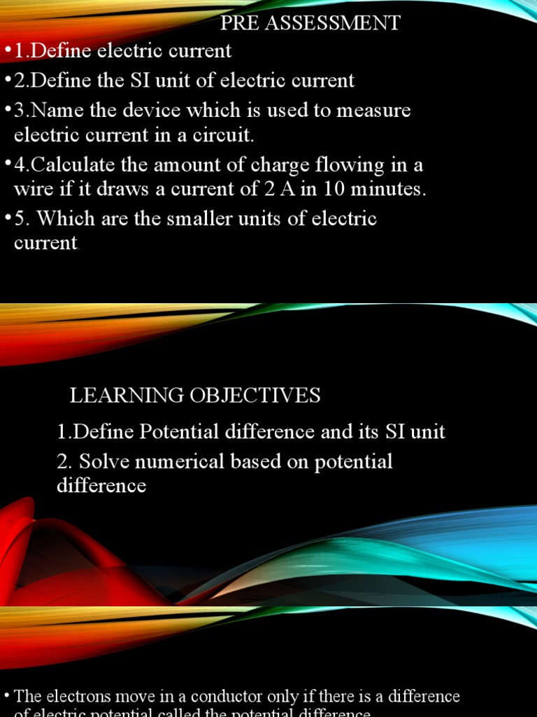 Potential Difference | PDF